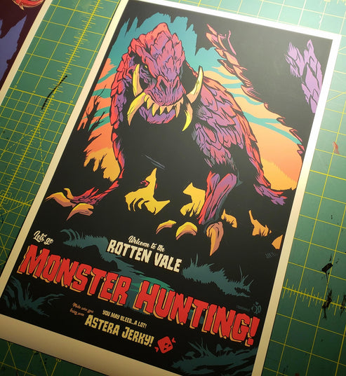 ROTTEN VALE Art Print- Posters Designed & Printed In-House – Crowsmack