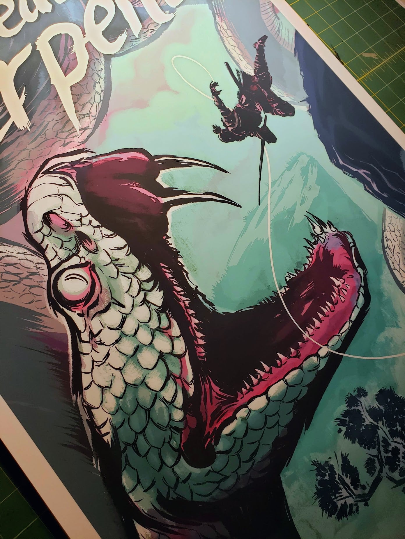 THE GREAT SERPENT Art Print- Posters Designed & Printed In-House ...