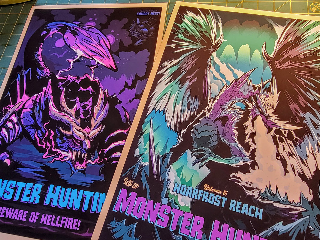 Video Game Posters And Prints By Crowsmack Tagged Monster Hunting