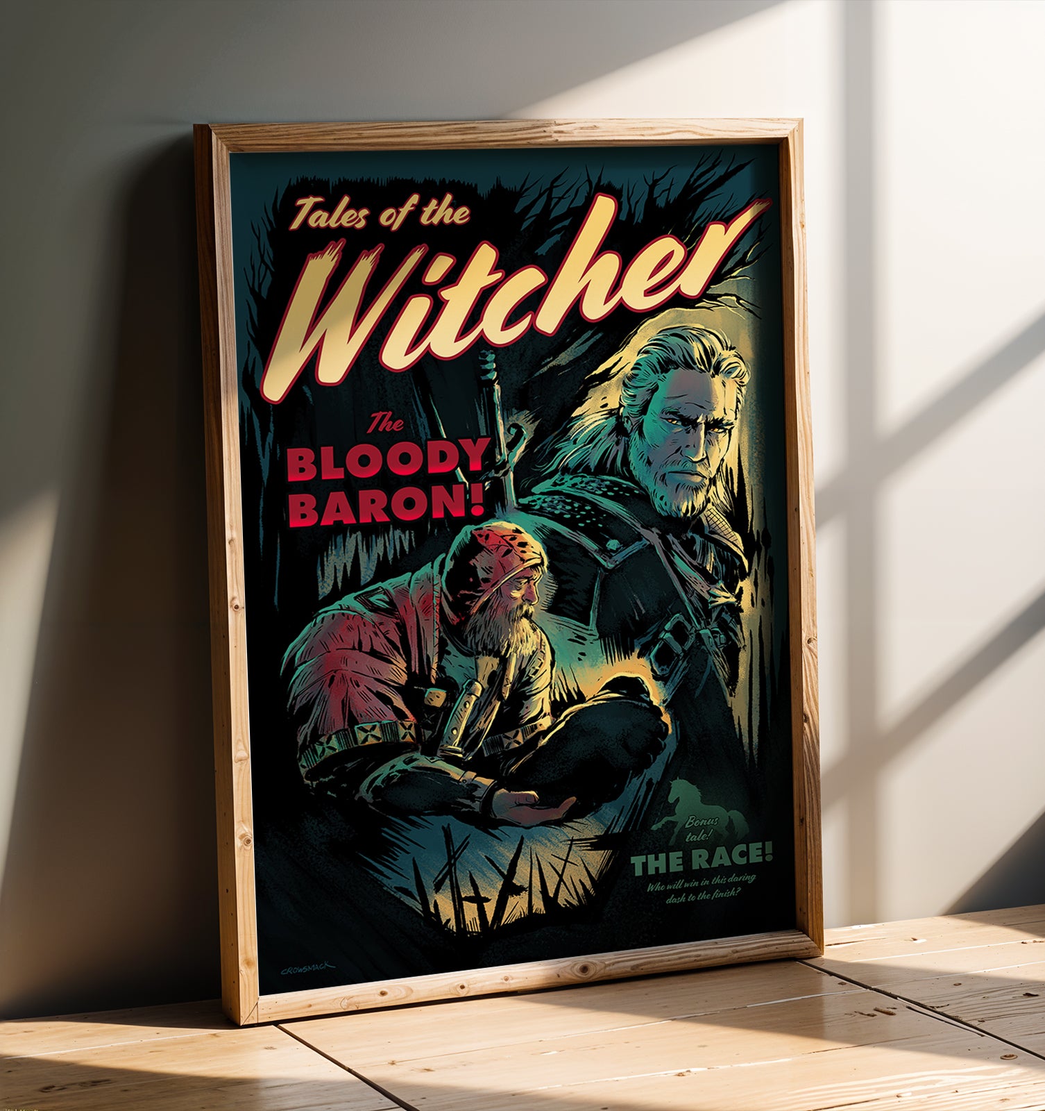BLOODY BARON Art Print- Posters Designed & Printed In-House – Crowsmack