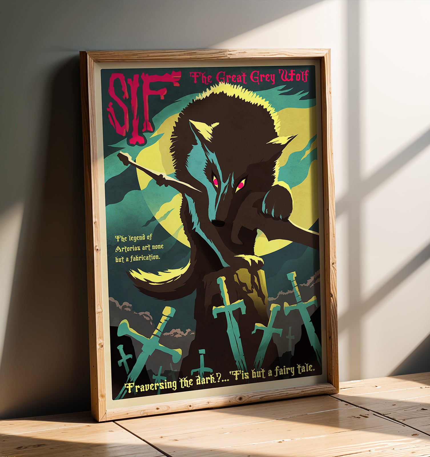SIF the WOLF Art Print- Posters Designed & Printed In-House – Crowsmack