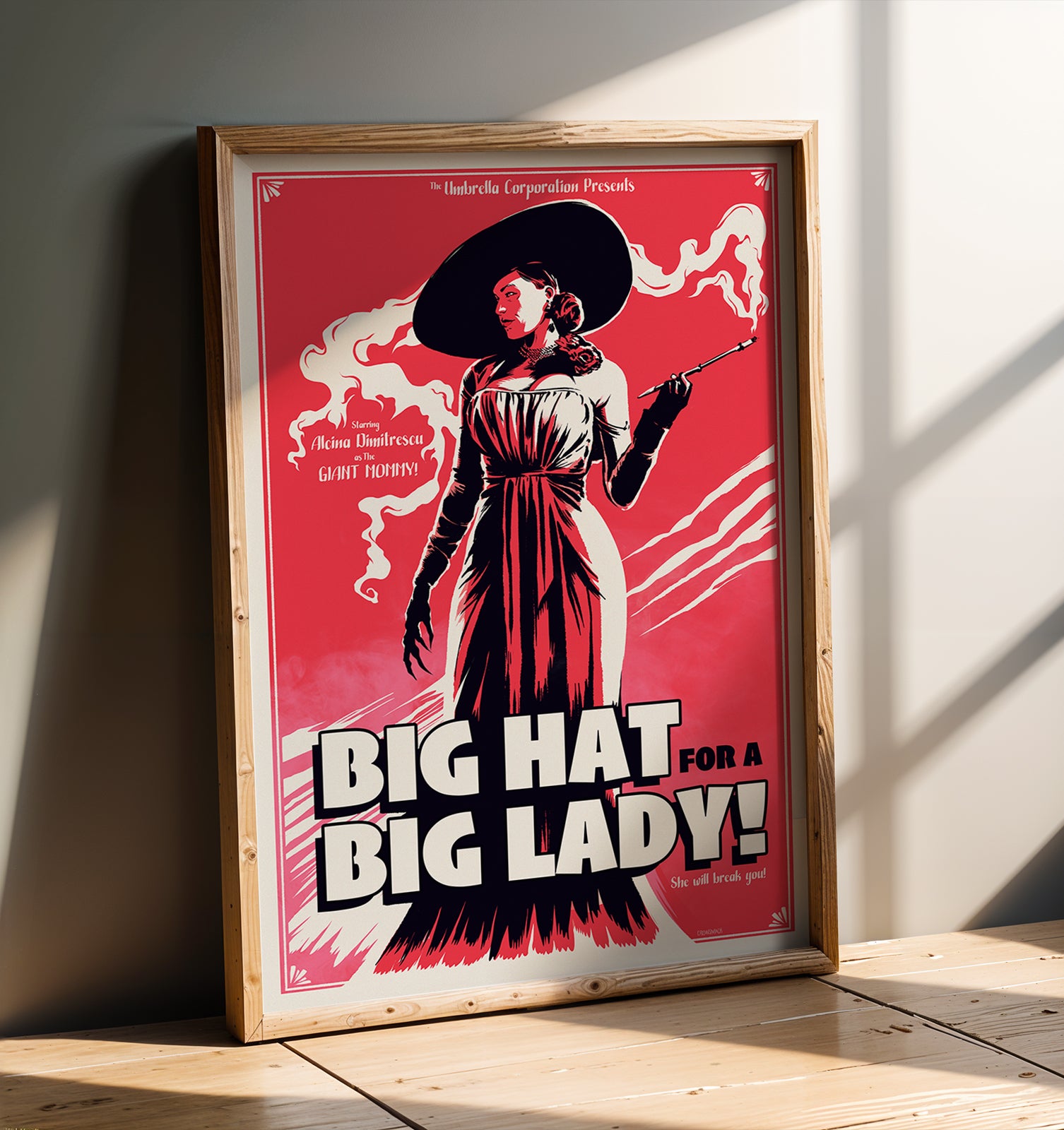 BIG HAT LADY Art Print- Posters Designed & Printed In-House – Crowsmack