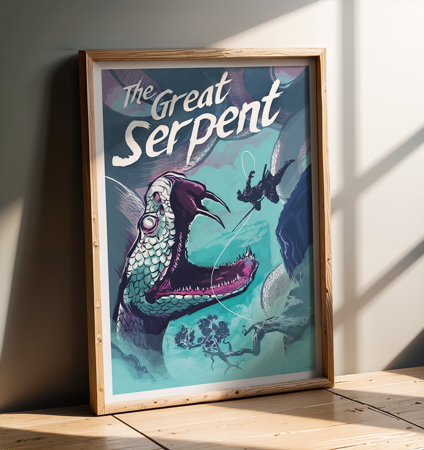 THE GREAT SERPENT Art Print- Posters Designed & Printed In-House ...