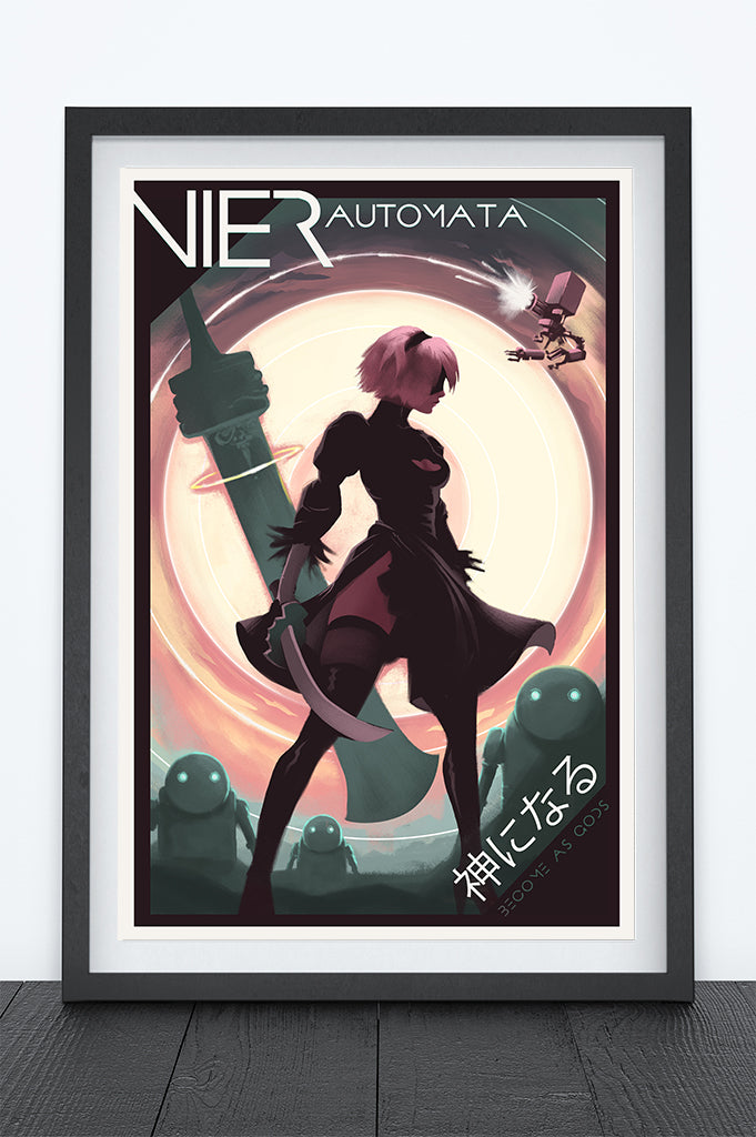Nier Automata Video Game Art Poster – Crowsmack