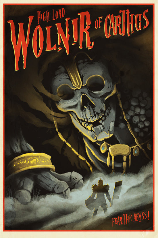 High Lord Wolnir Video Game Art Poster – Crowsmack